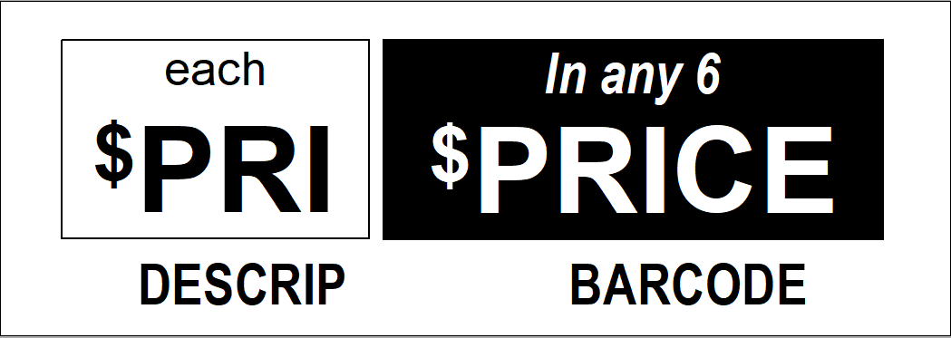 Promotional Tickets – Shopfront
